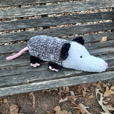 Opossum Crochet Patterns Amigurumi Plush Possum Pattern Crochet ...