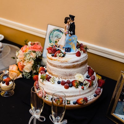 Horror Film Inspired Wedding Cake Topper Customized by - Etsy