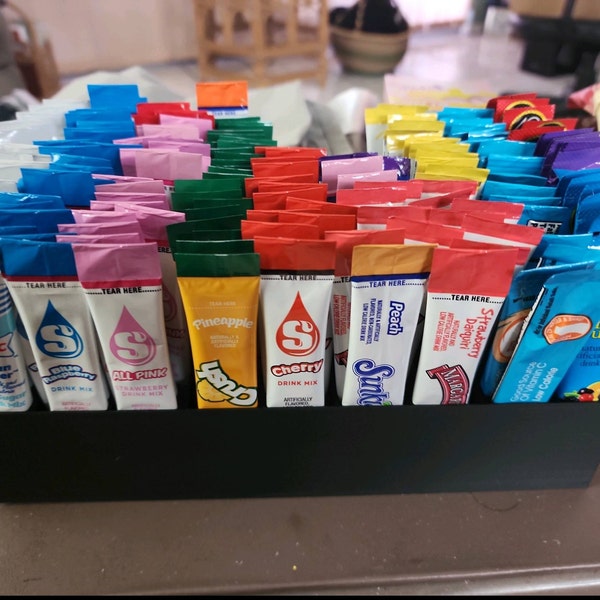 Water Flavor Packet Organizer - Large - Etsy