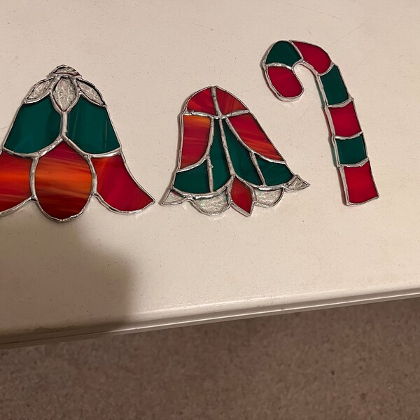 Christmas Bells Stained Glass Pattern, Digital Download, DIY Suncatcher ...