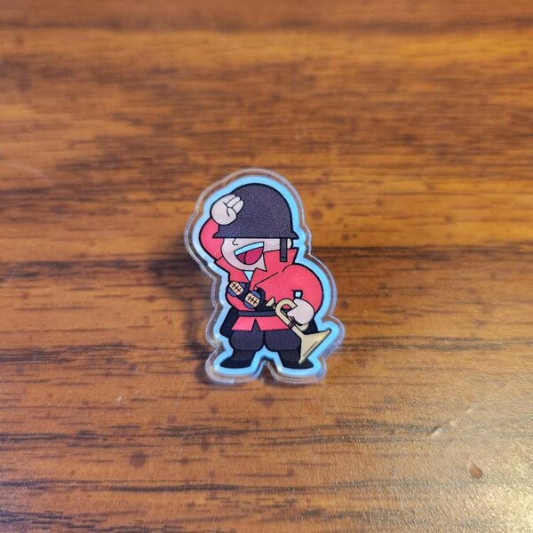 Team Fortress 2 - RED Team Acrylic Pins - Etsy
