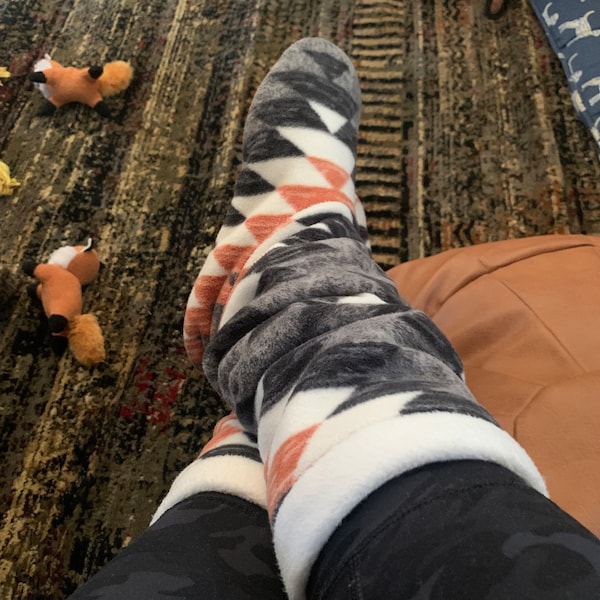 Womens Slippers, Moccasin Socks, Sock Boots, Knee High Booties ...