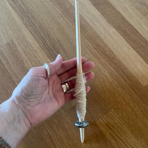 French Spindle | Reproduction French Style Whorl-less Spindle | Hand ...