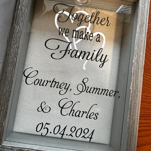 Sympathy Shadow Box With Photo, Memorial, in Loving Memory, Sympathy ...