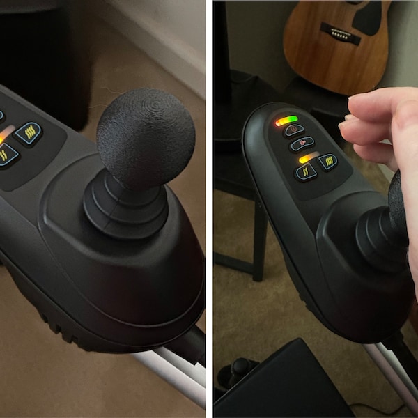 Big Button - Joystick Handle for Electric Wheelchairs and Mobility ...