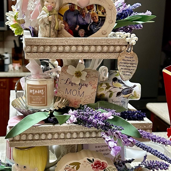 Christmas Wood Bead Garland / Blessing Beads / Gratitude Beads ...