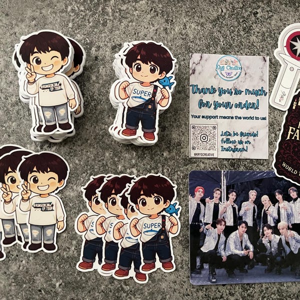Ateez “into Your Fantasy” World Tour Stickers - Fantasy Collection ...