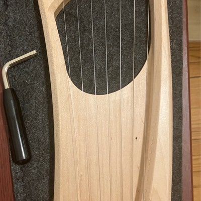 Lyre Asymmetric Seven Pentatonic Black Walnut - Etsy
