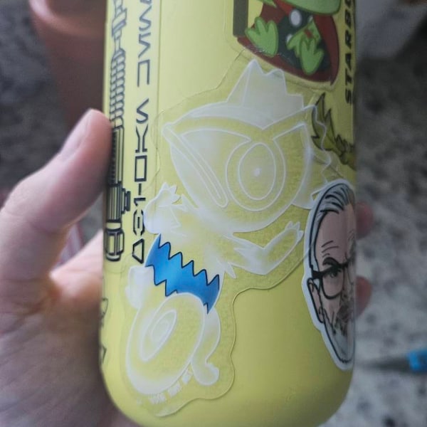 Yin Yang Koi Fish CLEAR Vinyl Sticker || ATLA || Waterproof - Etsy