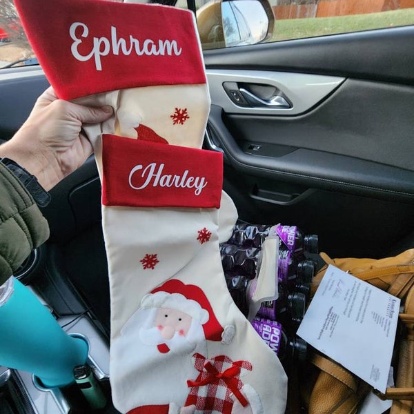 Personalized Christmas Stockings With Names Custom Christmas Family ...