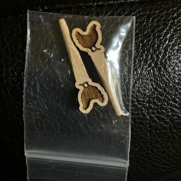 Chicken Rooster Wooden Custom Cribbage Pegs - Set of 2 Pegs - Etsy