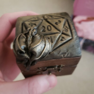 Dragon Ring Box D20 Dnd Dice Fantasy Box Ancient Personalized - Etsy