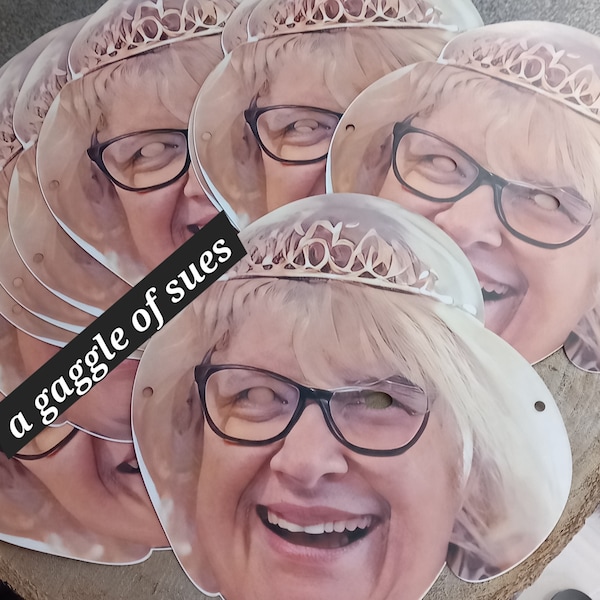 Custom Photo Face Masks Personalised Fan Face Cutout Head on A Stick ...