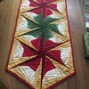 Twisted Log Cabin Poinsettia Table Runner Pattern, Table Runner Pattern ...