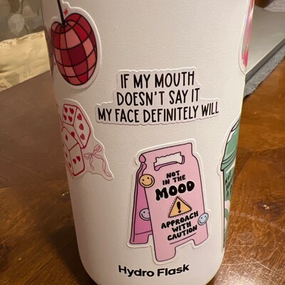 Lowkey Thriving Stickers, Happy Sticker Grind Entrepreneur Laptop ...