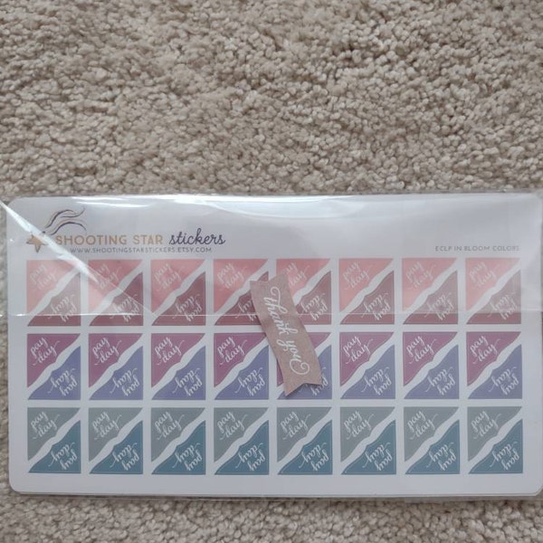 48 Custom or Blank Corner Planner Stickers, Planner Corners, 2024 EC ...