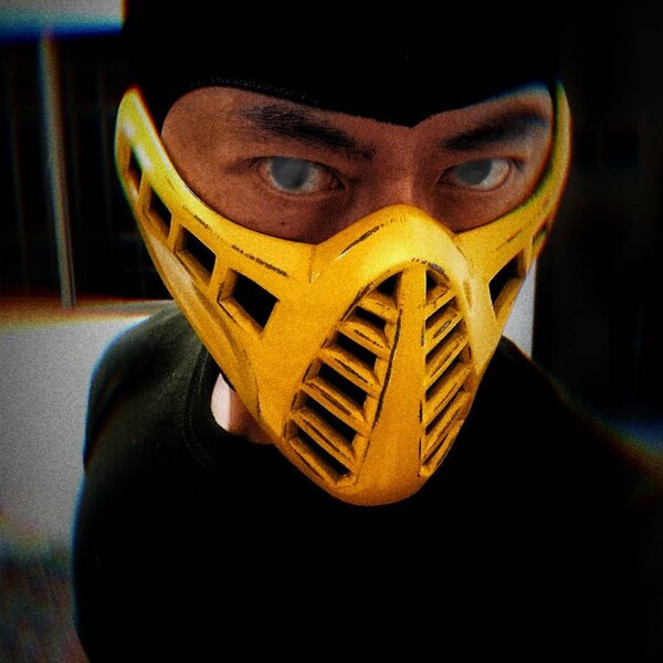 Scorpion Mask MK11 Classic for Cosplay - Etsy