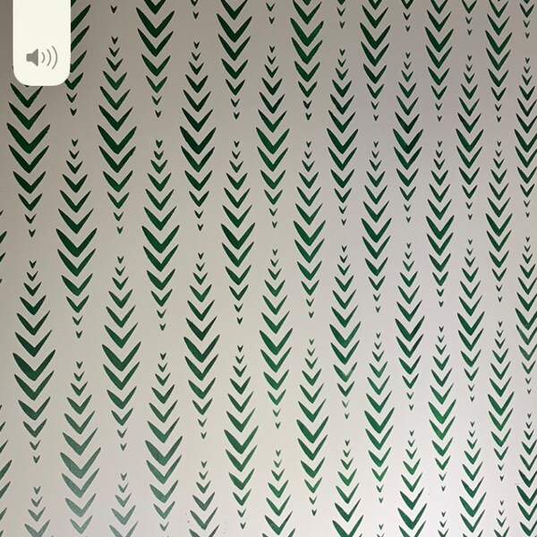 Dashed Arrow Pattern Wall Stencil - Bedroom Wall Stencil, Accent Wall ...