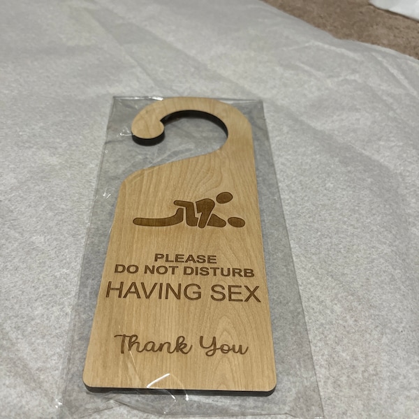 Having Sex Door Sign Do Not Disturb Wooden Door Sign Do Not Disturb