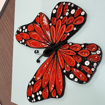 Quilled Monarch Butterfly Pattern - Etsy