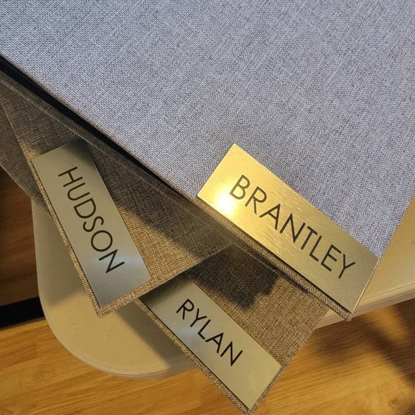 Custom Engraved Plate | 1" X 3", 2" X 4", 2" X 6", 2" X 8", 3" X 6 ...