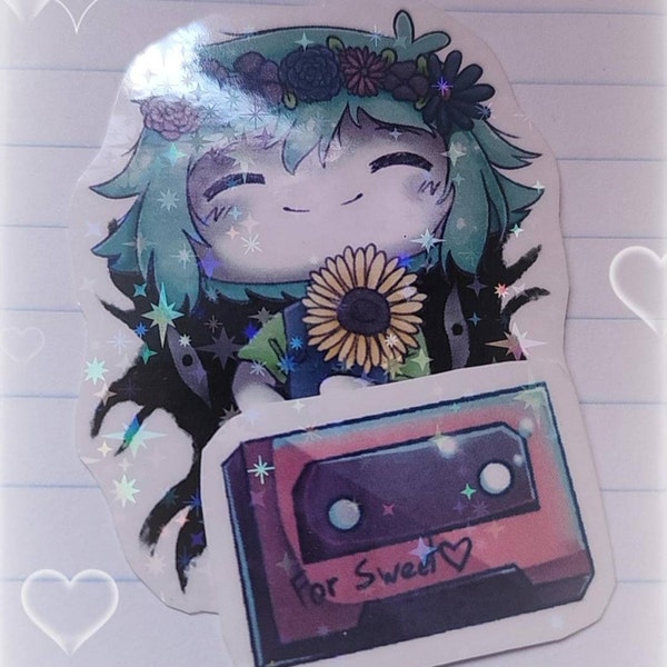 Omori Vinyl Stickers - Omori, Basil, Space Exboyfriend and Sweetheart ...