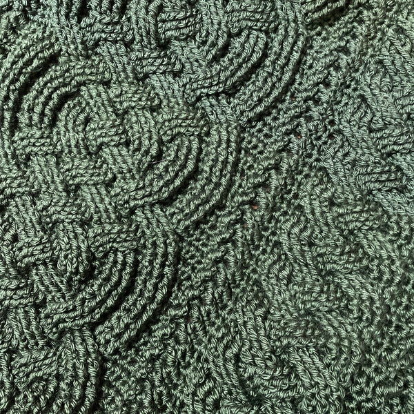 Crochet Blanket Pattern, Aberdeen Braided Cable Blanket Afghan Throw ...
