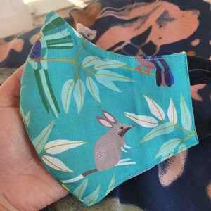 Australian Reusable Cloth Face Masks. Comfortable Ear Loops. | Etsy