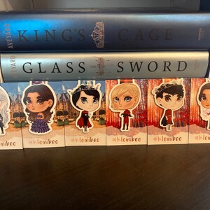 Evangeline Samos Red Queen Series Magnetic Bookmark - Etsy