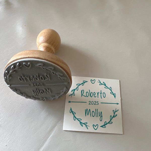Handmade by Stamp, Crafter Made by Stamp, Personalized Stamp Gift, Made ...