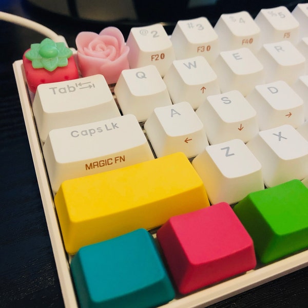 Strawberry Fruit Artisan Keycap Cherry MX Mechanical Gaming Keyboards ...
