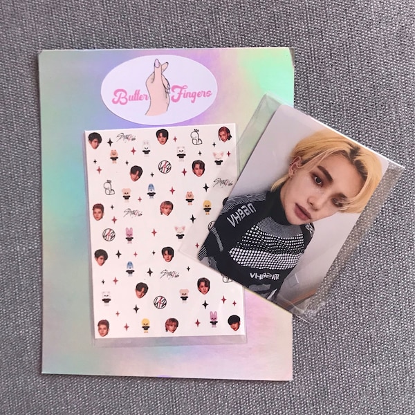 Stray Kids SKZOO| Stray Kids Waterslide Nail Decals| SKZ Nail Art| Kpop ...