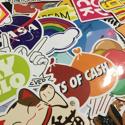 100 Sticker Pack Cool Animals Art Design Decals for Laptop - Etsy