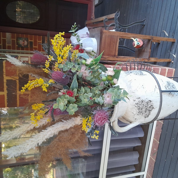 Wattle Spray, Mimosa Spray 85cmh | Australian Native Artificial Flowers ...