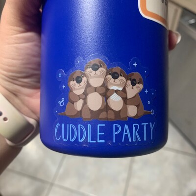 Otter Cuddle Party Transparent Laptop Sticker/ Finding Dory Nemo Pixar ...