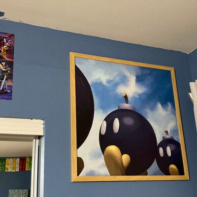 Bob-omb Battlefield Mario 64 50x50 Cm - Etsy