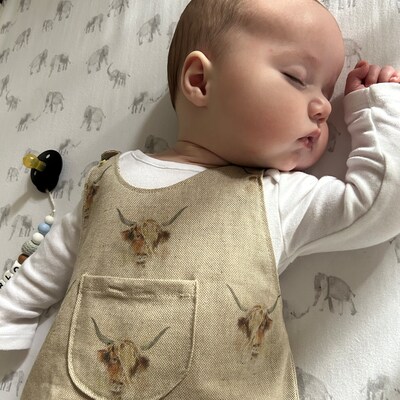 Linen Ladybird, Ladybug Flutter Sleeve Jumpsuit. 0-6 Years. - Etsy