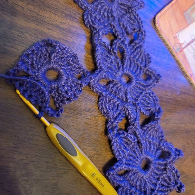 Crochet Branch Pattern. Crochet Twig Tutorial. Flower Applique Pattern ...