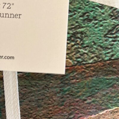 Abstract Landscape Table Runner Sandstone Desert by Wren_leyland ...