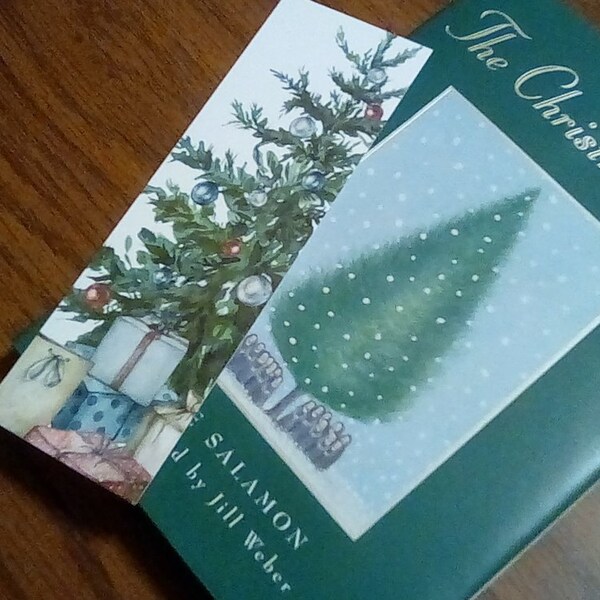 Christmas Tree Bookmark, Cozy Holiday Decor Bookmark Set, Winter Books ...