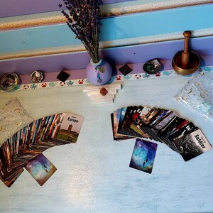 Past Life Oracle Deck Set With Travel Bag - Etsy