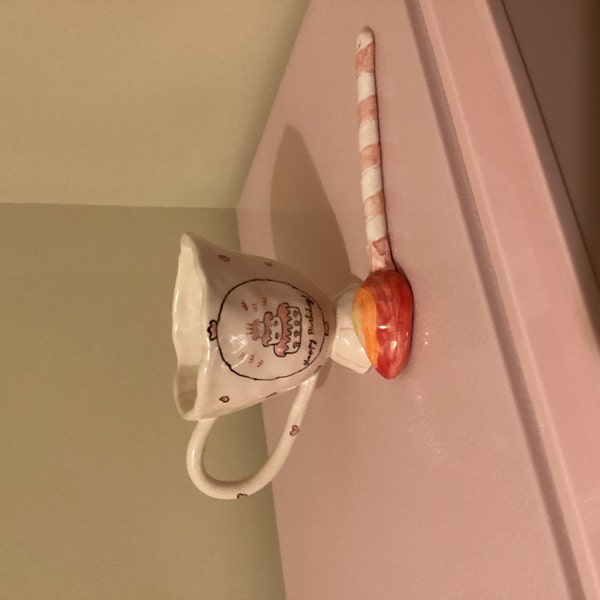 Personalized Mug Cute Custom Handmade Ceramic Candy Sweet Dessert ...