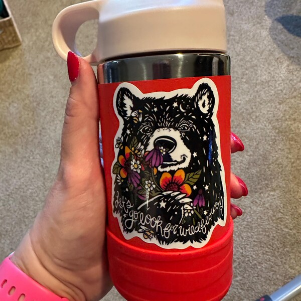 Holographic Raccoon Sticker Funny Motivation Unhinged Panda Trash Can ...