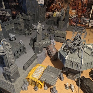 Sci Fi Gothic Train Set 3D Printed Gaming Terrain Warlayer - Etsy