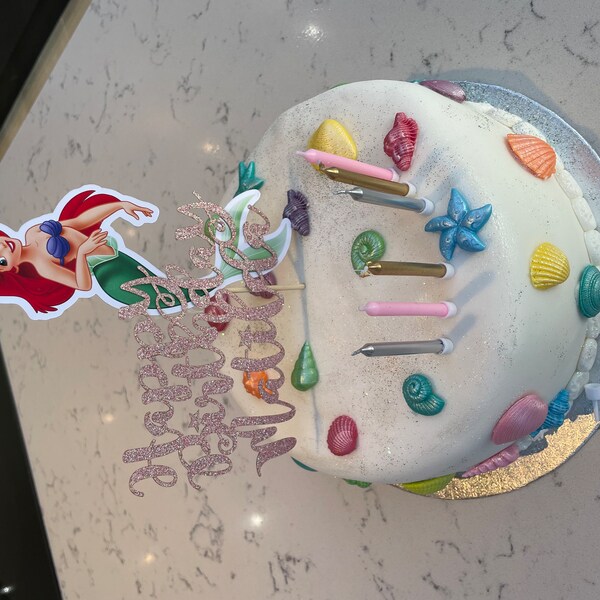 Edible Sugar Icing Sea Shells Shimmer Beach Cupcake Toppers Cake ...