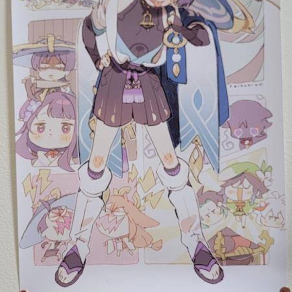 Wanderer (genshin Impact) || 4"x6" Mini Print, 11"x17" Poster - Etsy