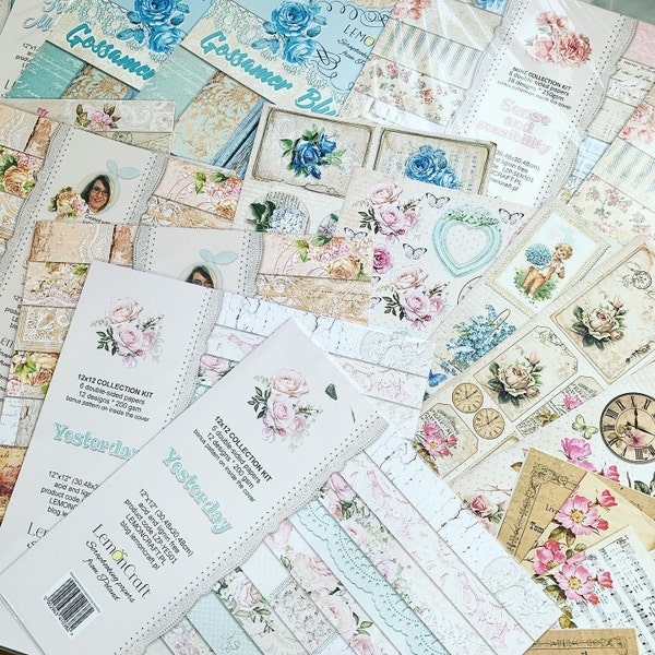 Lemoncraft Sweetheart 12x12 Scrapbook Paper Stack - Etsy