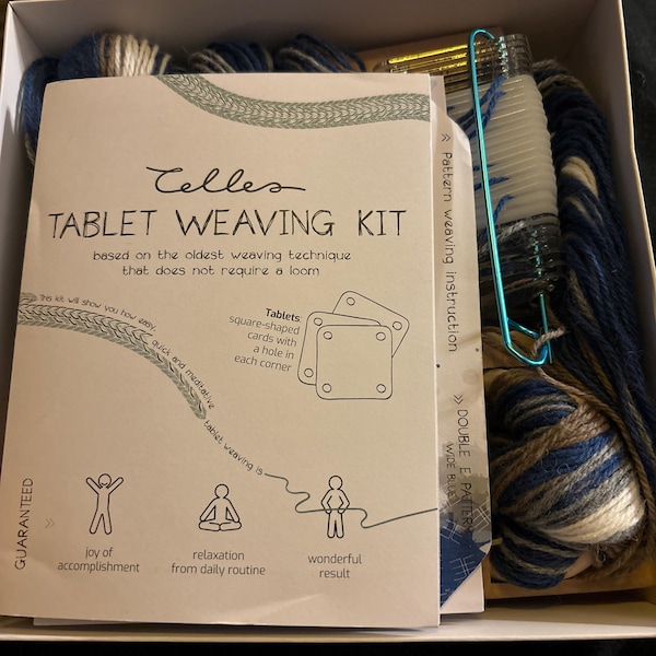 Tablet Weaving Kit, DIY Craft Kit Advanced, Complete Kit for Weaving a ...