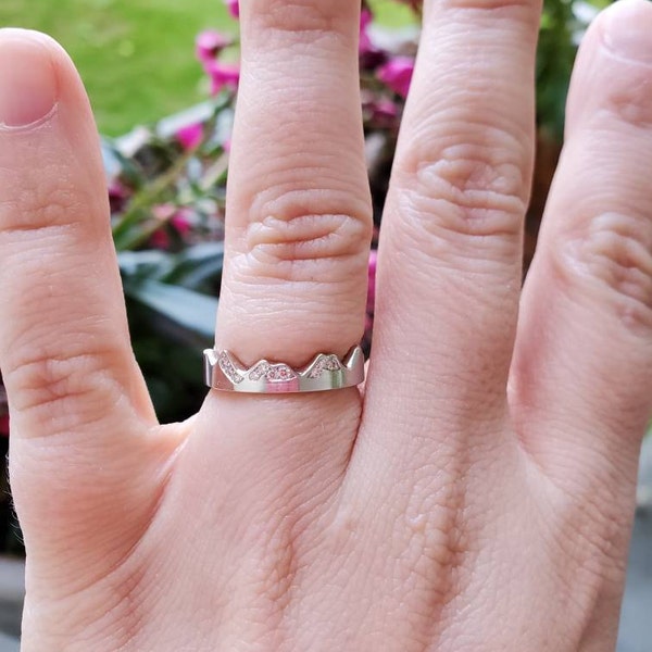 Dainty Princess Cut, Simple Princess Cut, Dainty Princess Ring ...