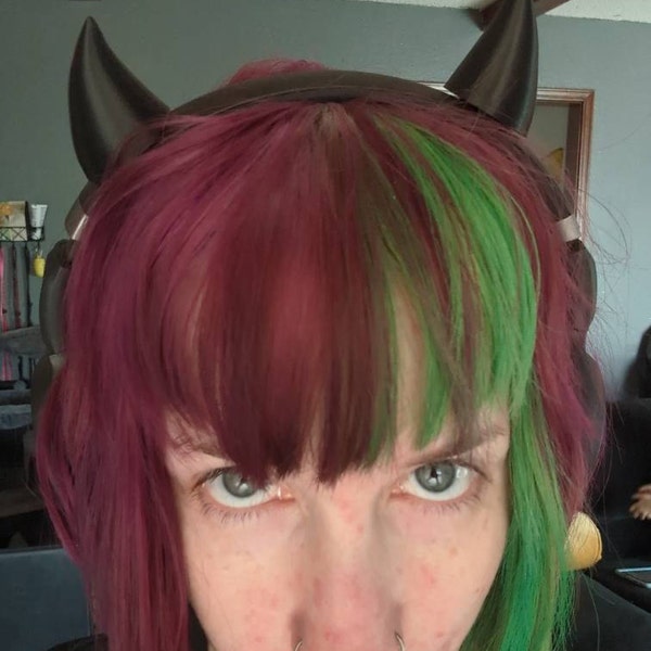 Mini Horns Attachment for Headset, Tiny Imp Demon Horn, Live Streaming ...